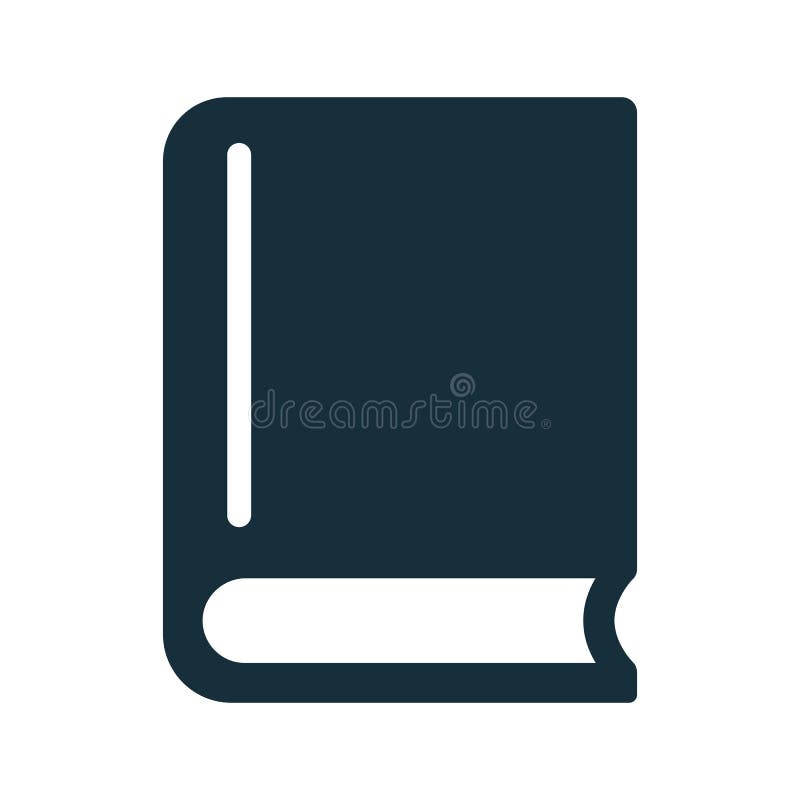 Book Closed with Bookmark Icon Stock Illustration - Illustration of ...