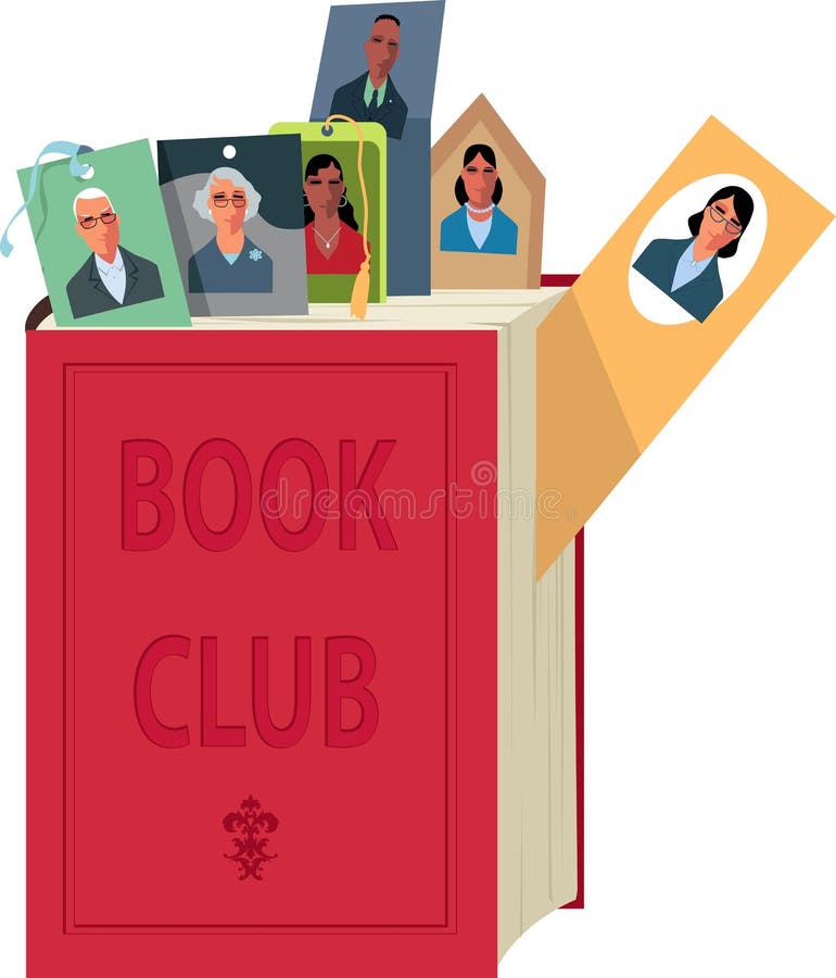 Book club emblem stock vector. Illustration of opinion - 197898259