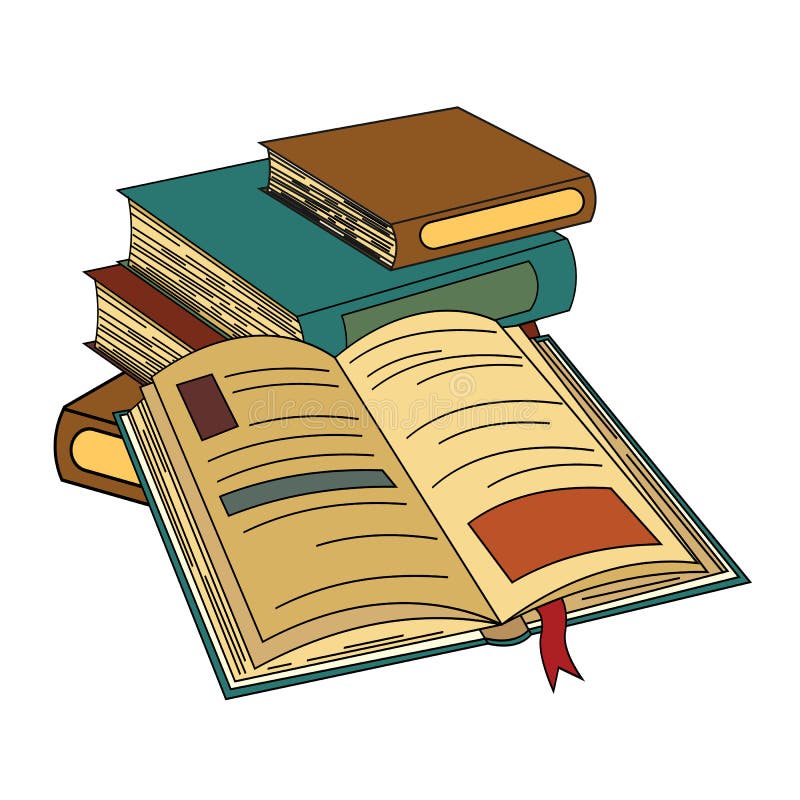 Book Collection. Vector Image of a Book. Stock Illustration ...