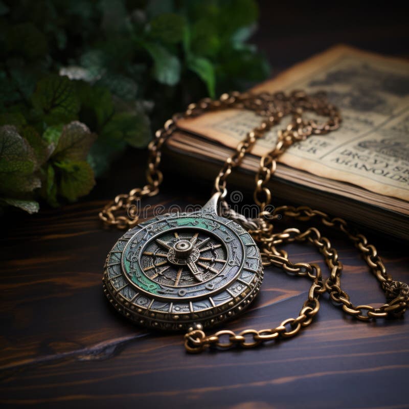 A Book and a Compass on a Table. Stock Photo - Image of shot, compass ...