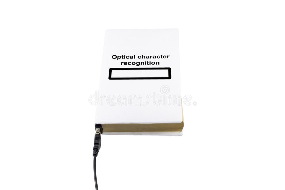 Book Connected To USB and OCR Stock Photo - Image of front, portable ...