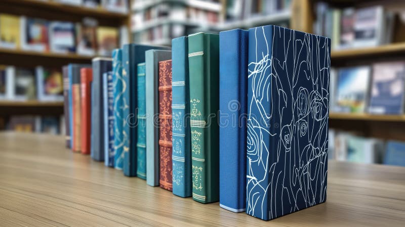 Book Cover Design Mockup stock image. Image of leaflet - 303280207