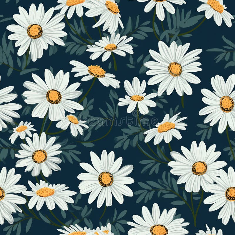 Book Cover Design with Notebook Cover with Cheerful Daisy Print Stock ...