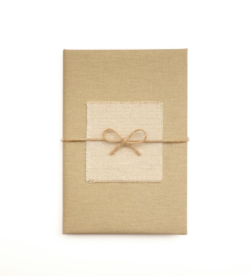 Book Cover Design W Rope Bow Stock Image - Image of stamp, artifact ...