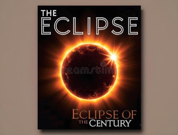 A Book Cover Features a Dramatic Solar Eclipse Image with the Titles ...