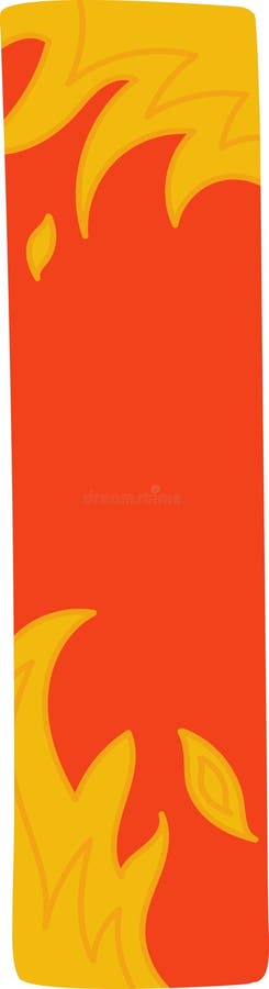 Book Cover with Fire Pattern Stock Vector - Illustration of graphic ...