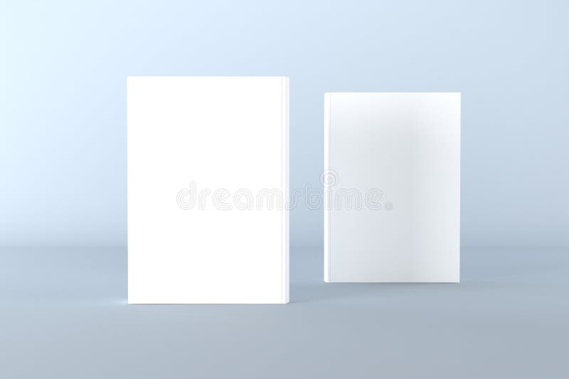 Book Cover Mockup 3d Rendering Illustration Stock Illustration ...