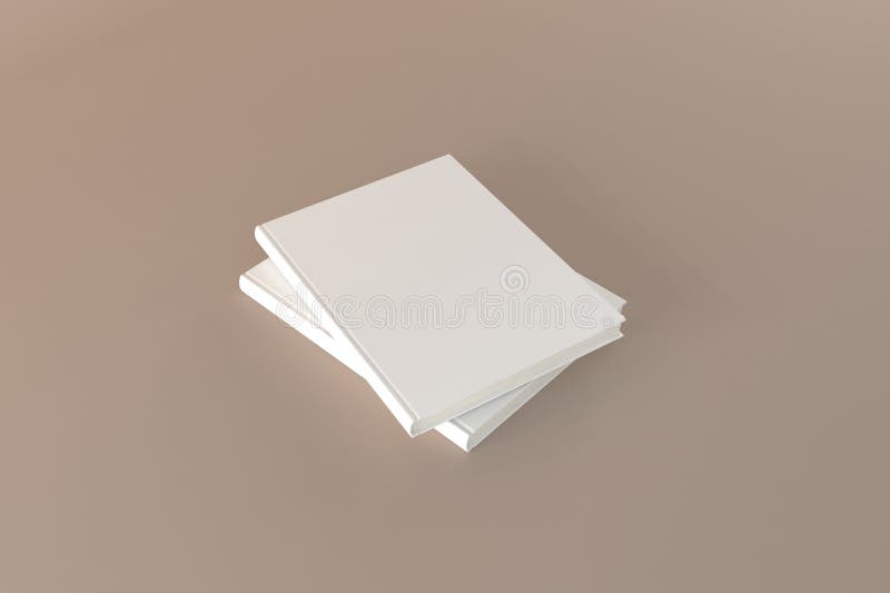 Book Cover Mockup 3d Rendering Illustration Stock Illustration ...