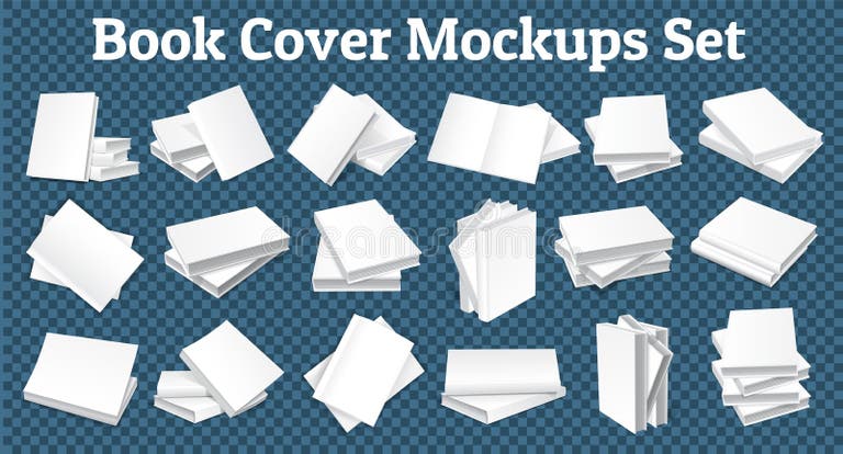 Book Box Set Mockup Stock Illustrations 1 820 Book Box Set Mockup