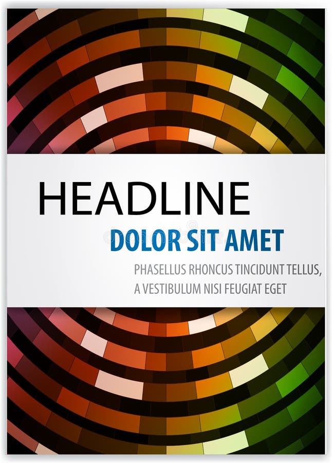 Book cover presentation stock vector. Illustration of background - 76384145