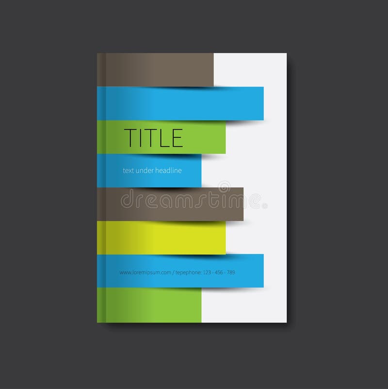 First page design of book stock vector. Illustration of branding - 68432644