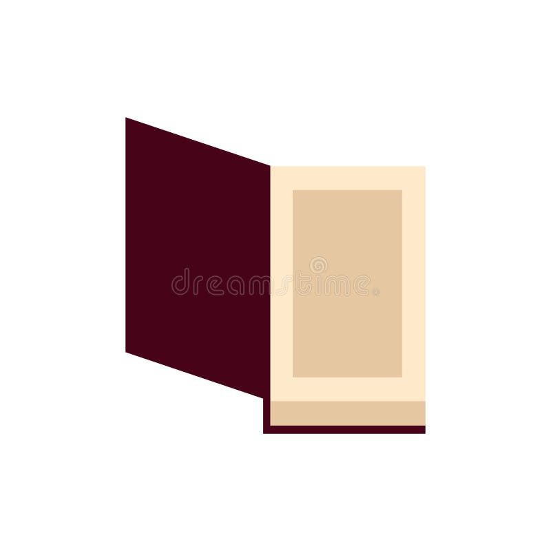 Isolated Open Book Flat Design Stock Vector - Illustration of ...