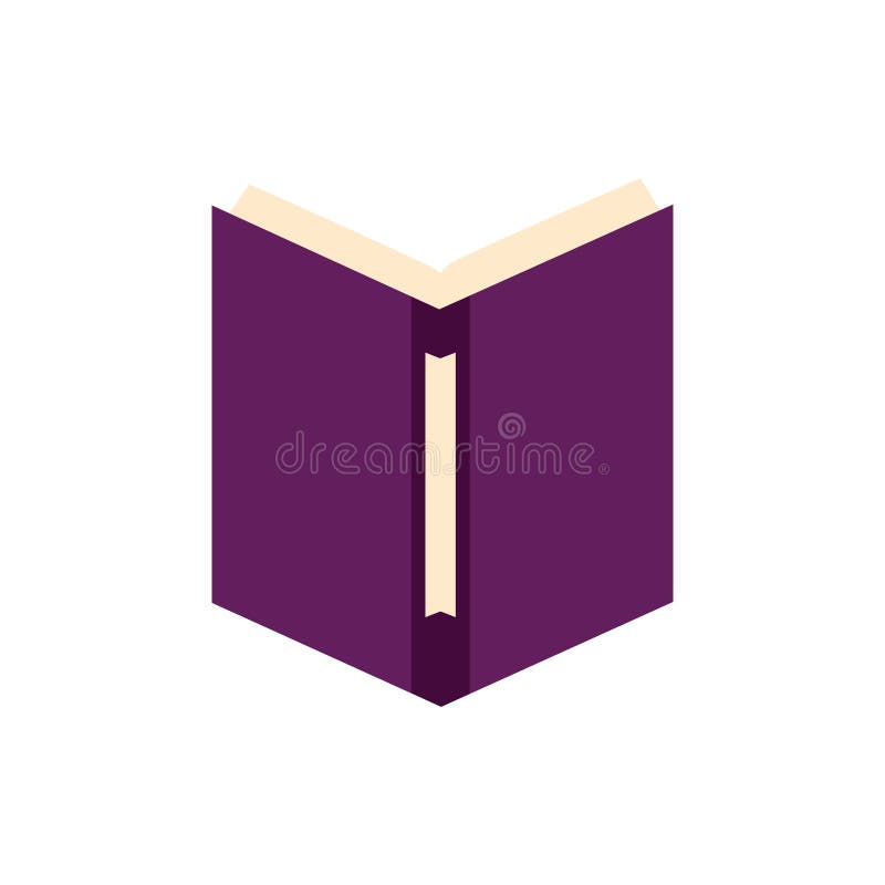 Isolated Open Book Flat Design Stock Vector - Illustration of ...