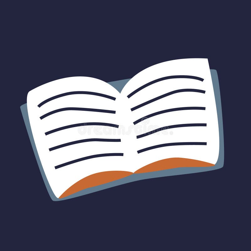 Book Design Vector Flat Objects Stock Vector - Illustration of ...