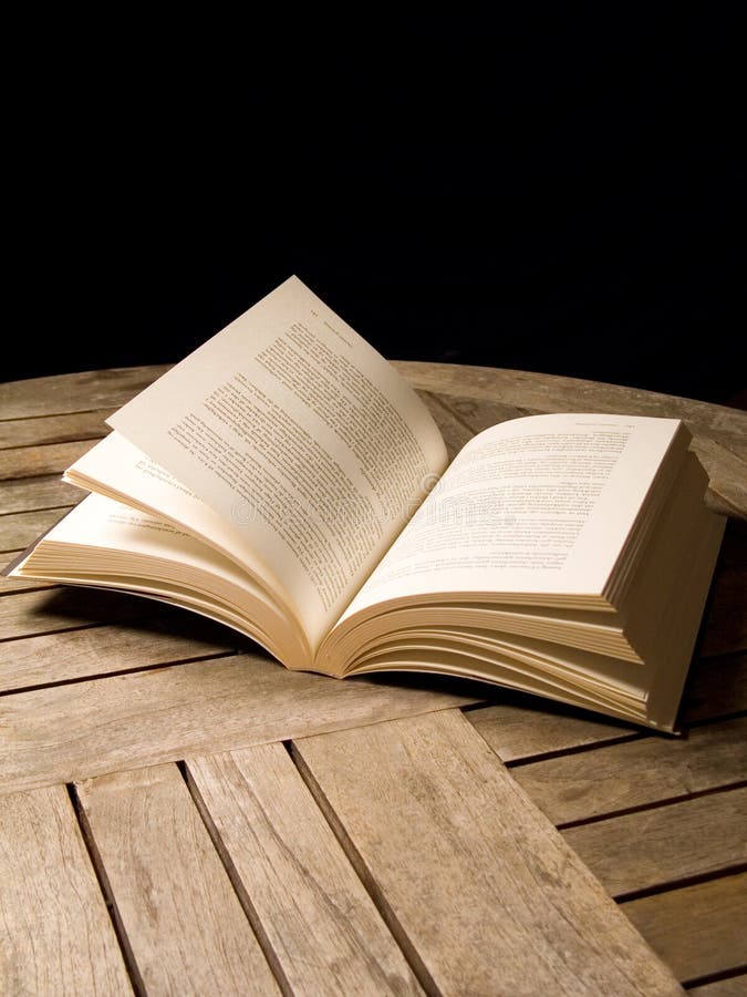 Book on desk stock photo. Image of exam, novel, educate - 480936