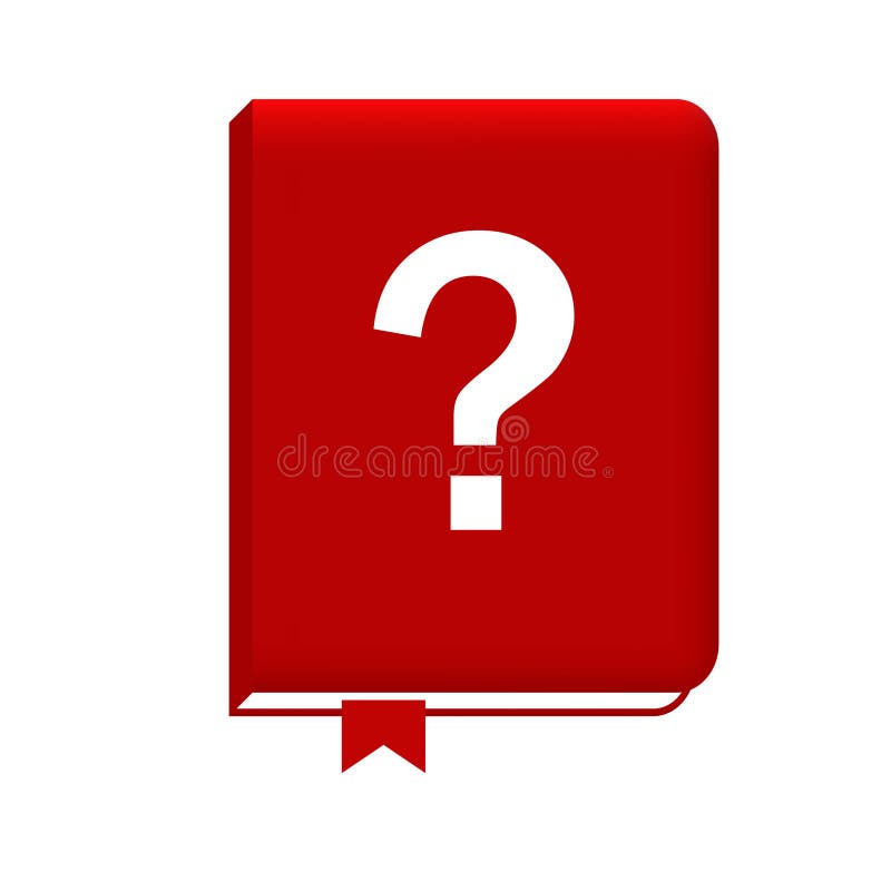 Book Diary Question Mark Icon. Stock Vector - Illustration of question ...
