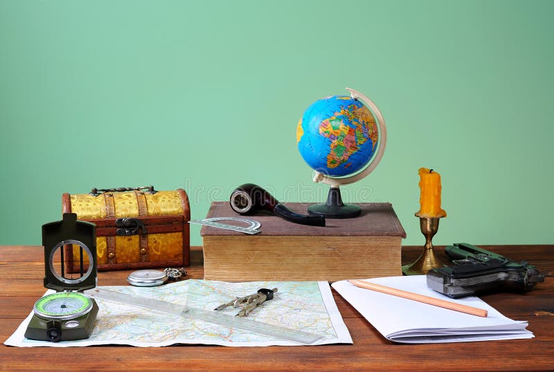 Book and different things stock image. Image of dirty - 33951629