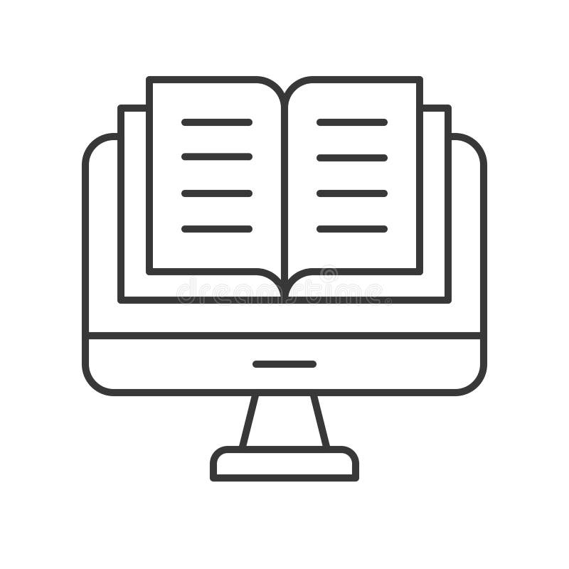 Document on Computer Desktop Screen, Education or Business Concept ...