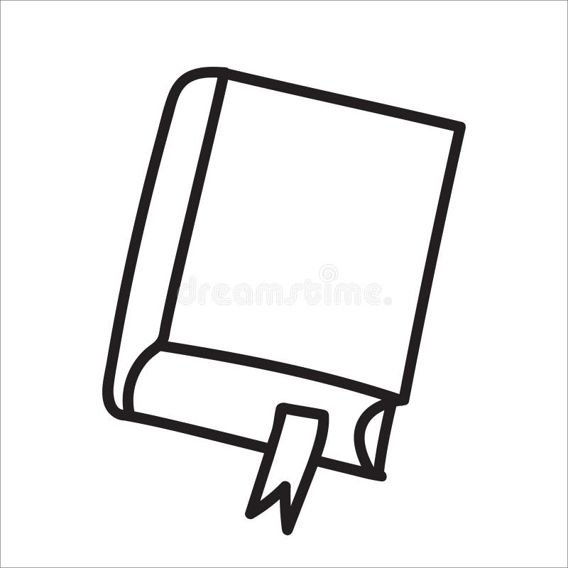 Book Doodle Vector Illustration Isolated on White Stock Vector ...