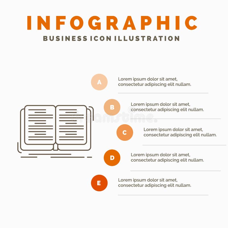 Book, Education, Lesson, Study Infographics Template for Website and ...
