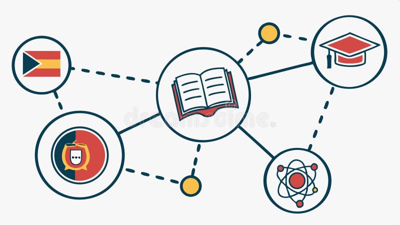 Book Education Network Learning Resources Knowledge Vector Design ...