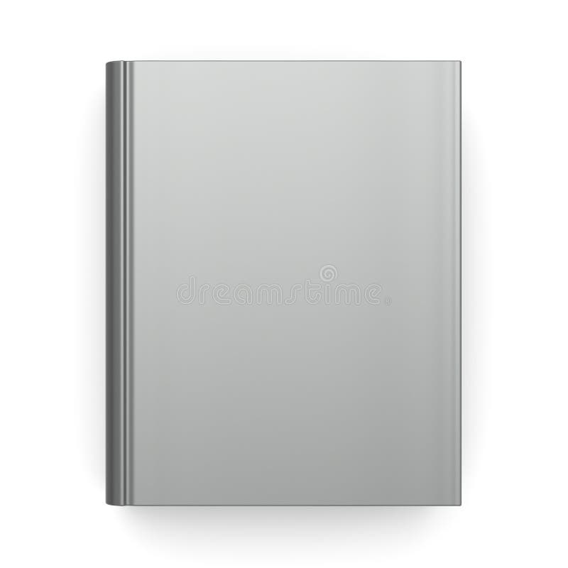 Book Empty Blank Clean Template Single Brochure Hard Cover Stock ...