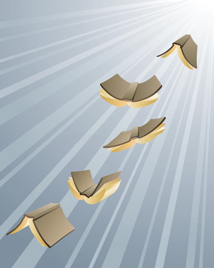 Book Flight stock vector. Illustration of three, like - 70348977