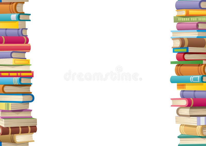 Book Frame Seamless Looping Stock Vector - Illustration of looping ...