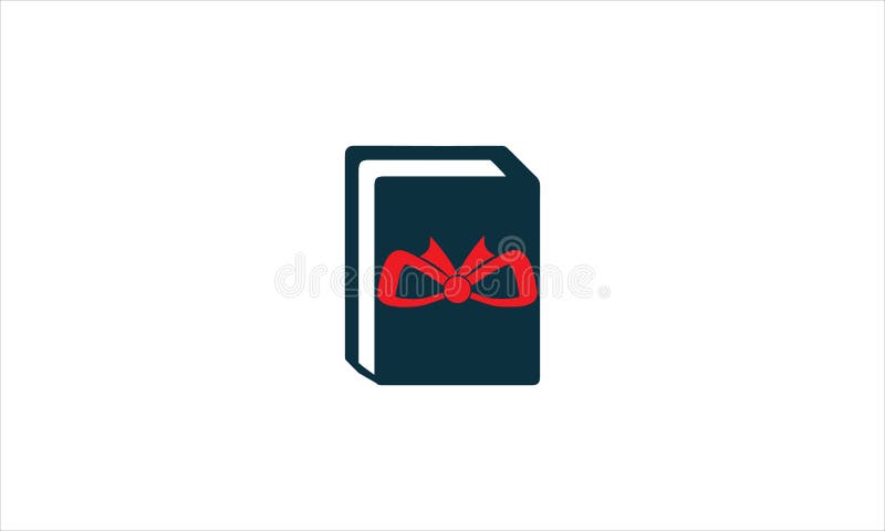 Book Gift Icon Logo Design Vector Illustration Stock Vector ...