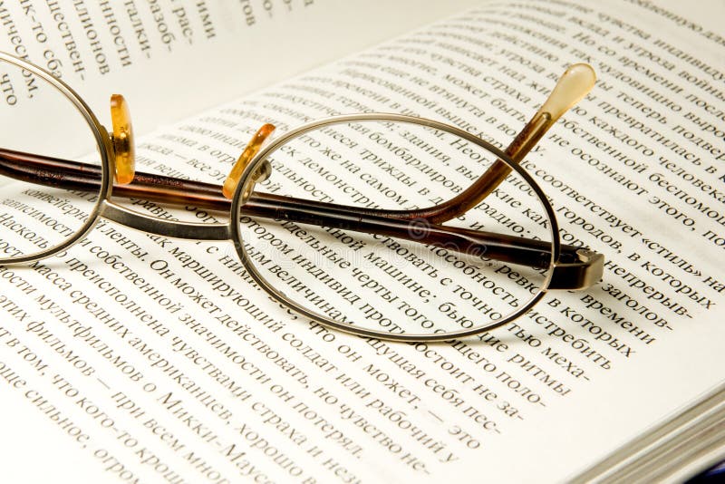 Book and glasses stock photo. Image of literature, expertise - 13479430