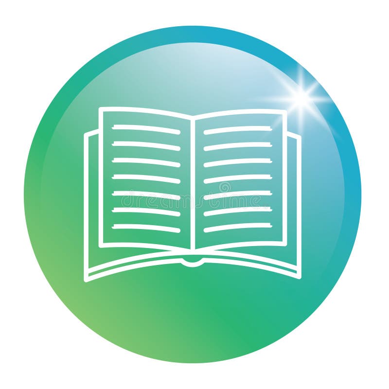 Book Button. Vector Illustration Decorative Design Stock Vector ...