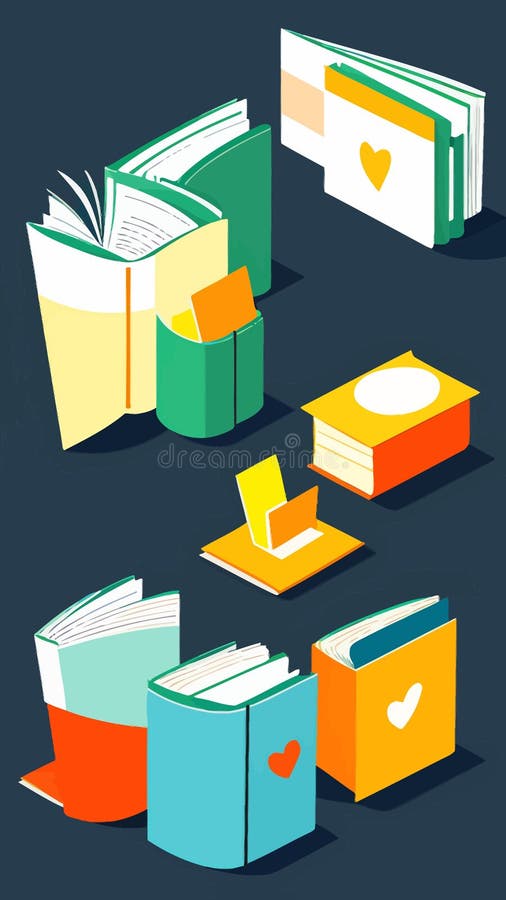 Book Graphic Design Vector Illustration Material Stock Vector ...