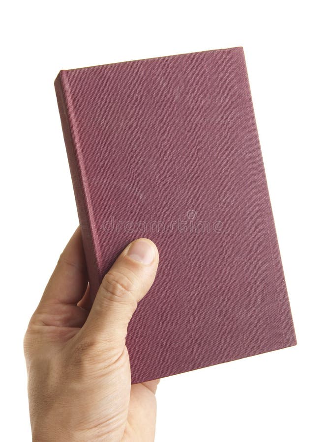 The Book in Hand stock image. Image of hold, view, blank - 17020723
