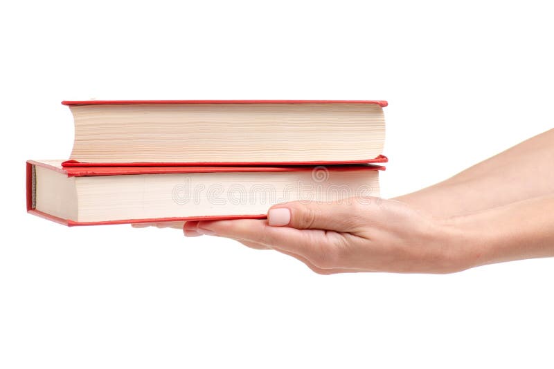 Book in hand stock image. Image of human, giving, open - 129293607
