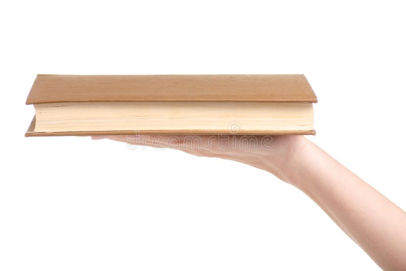Book in hand stock image. Image of close, business, literature - 129293709