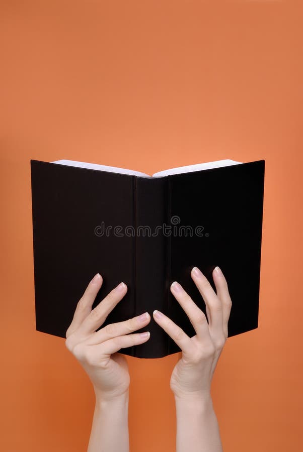 Book in hands stock photo. Image of body, copy, book, read - 8208100