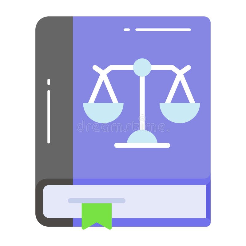 Book Having Balance Scale, Law Education Icon Stock Vector ...