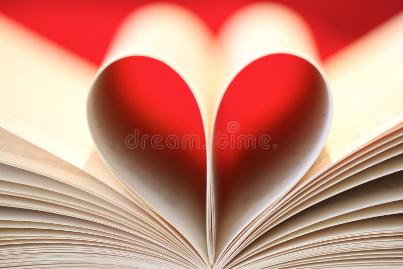 Book heart stock image. Image of word, paper, fold, book - 25442043