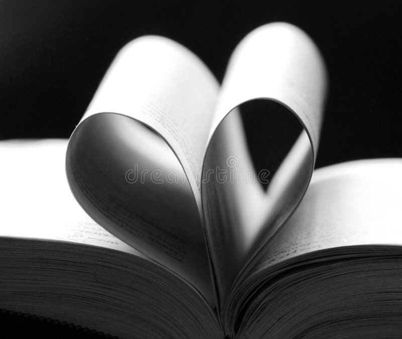 A book heart shaped stock photo. Image of black, concepts - 35086094