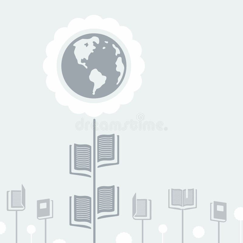 Book Helps To Understand the World Stock Vector - Illustration of sign ...