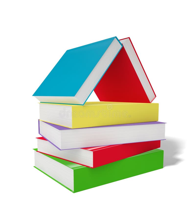 The Book House stock illustration. Illustration of paper - 13420631