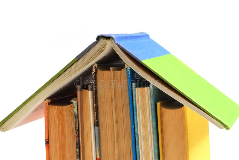 Book house stock image. Image of white, close, education - 6425023