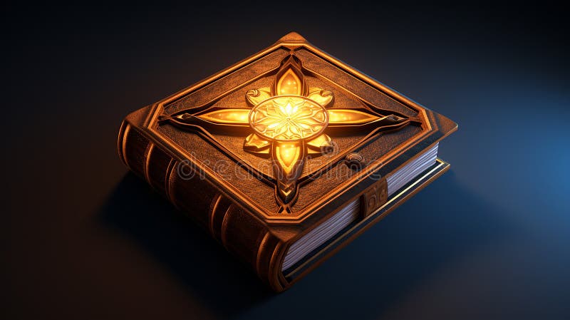 Book icon 3d rendering stock illustration. Illustration of concept ...