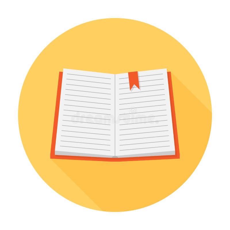Open Book Symbol Flat Sticker Stock Illustrations – 404 Open Book ...