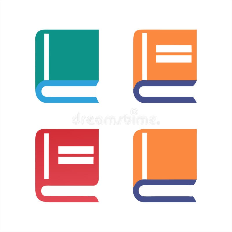 Book Icon is a Simple Graphic Representation Stock Vector ...