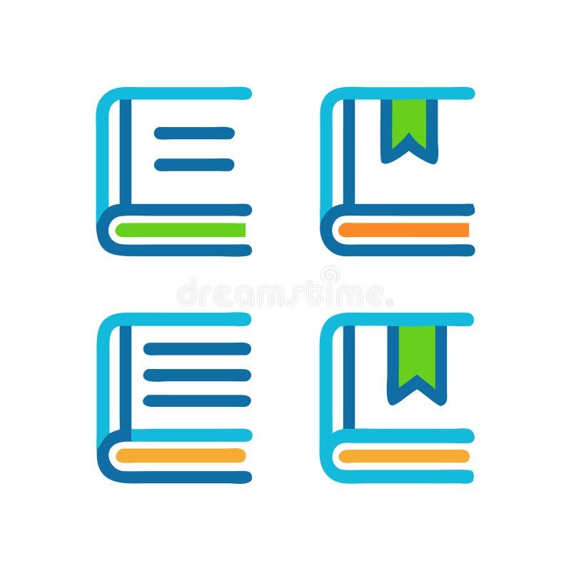 Book Icon is a Simple Graphic Representation Stock Vector ...