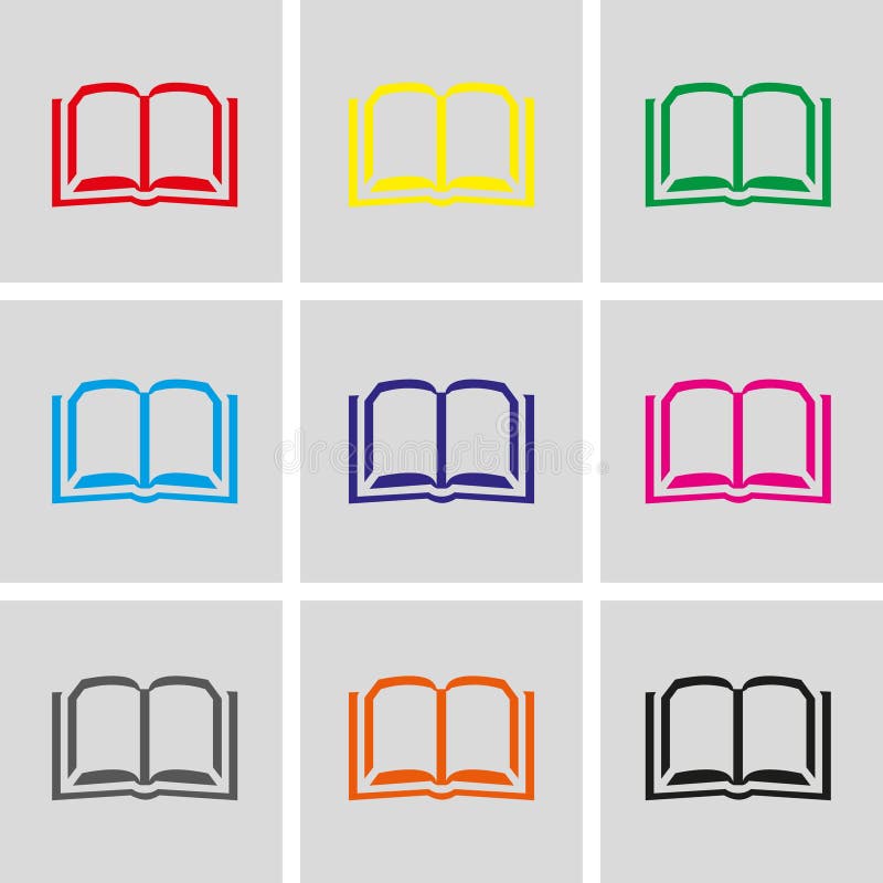 Book Icon Stock Vector Illustration Flat Design Stock Vector ...