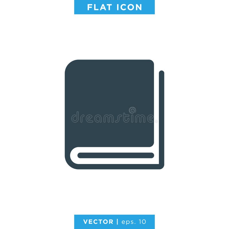 Book Icon Vector Design Template Stock Vector - Illustration of school ...
