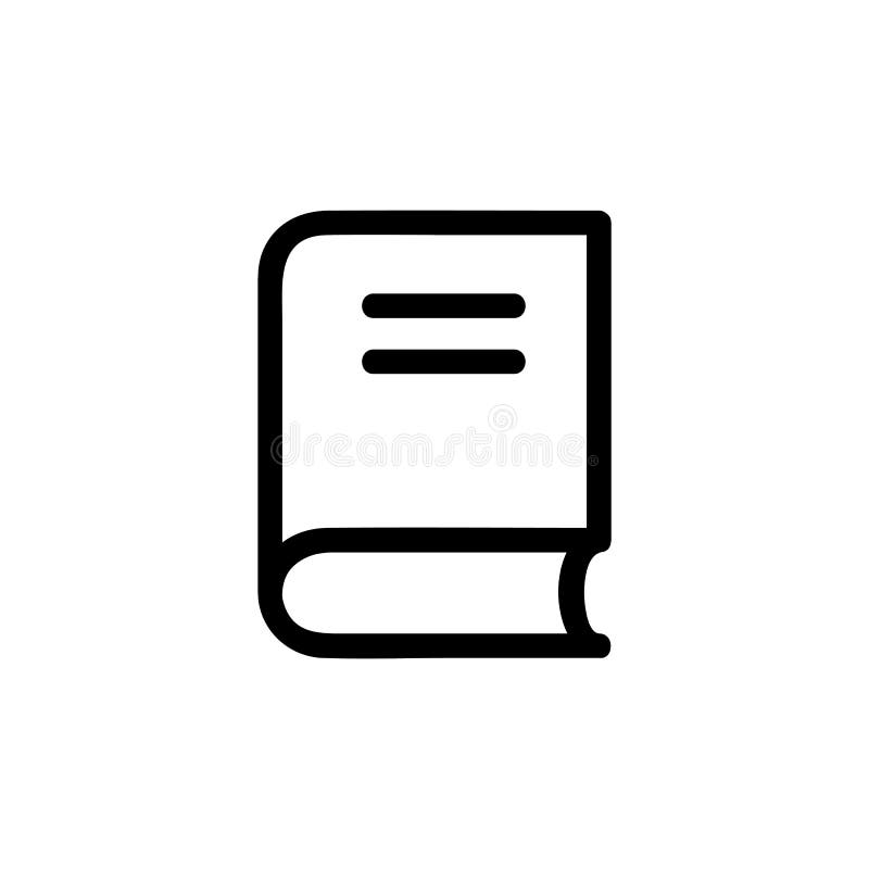 Book Icon Vector. Isolated Contour Symbol Illustration Stock Vector ...