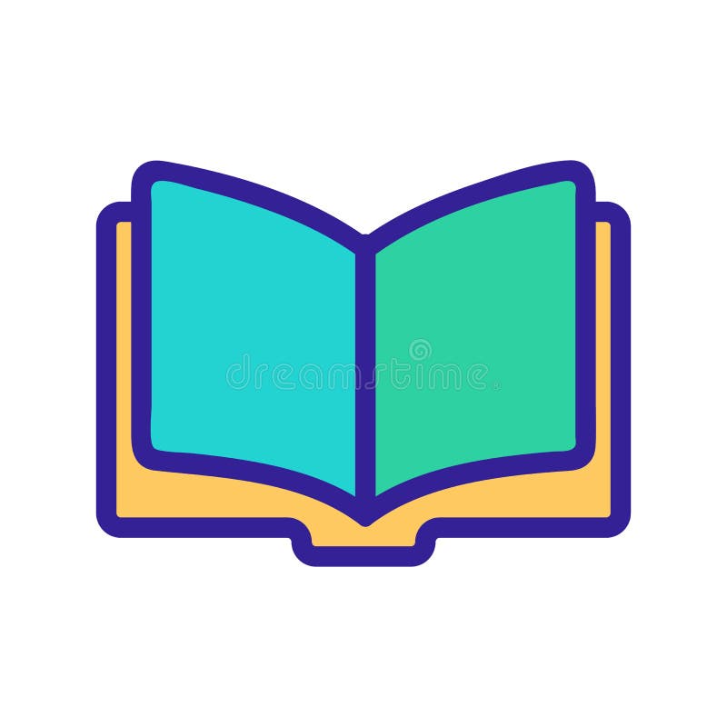 Book Icon Vector. Isolated Contour Symbol Illustration Stock Vector ...